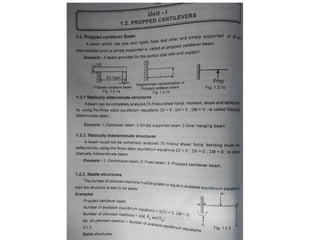 Propped cantilever beams theorem and theory | PPTX