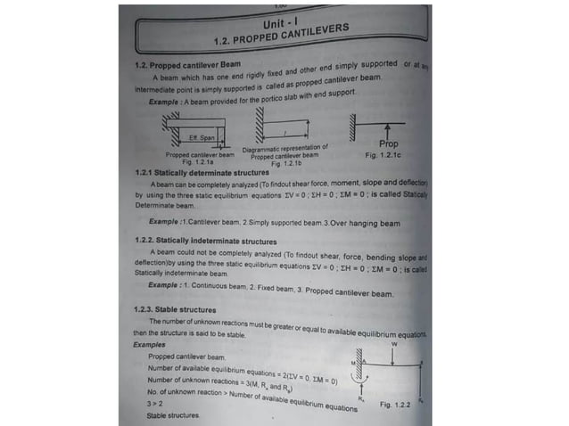 Propped cantilever beams theorem and theory | PPTX