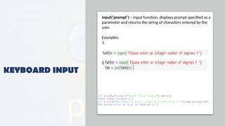 Comprehensive Introduction to Python Programming Language and Its ...