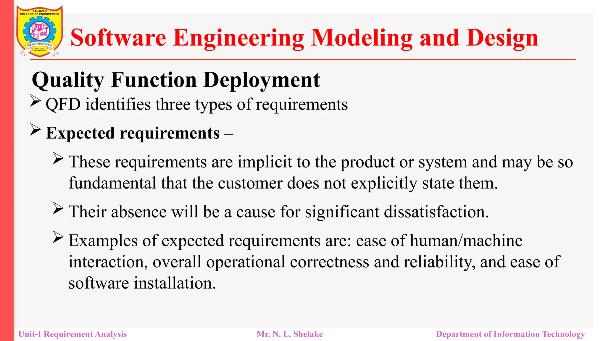 Requirement Engineering and Software Requirement Specification | PPTX