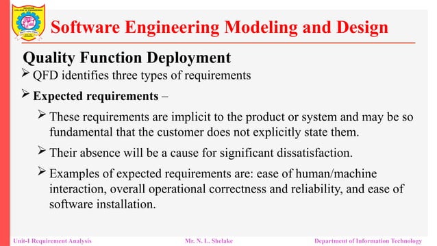 Requirement Engineering and Software Requirement Specification | PPT
