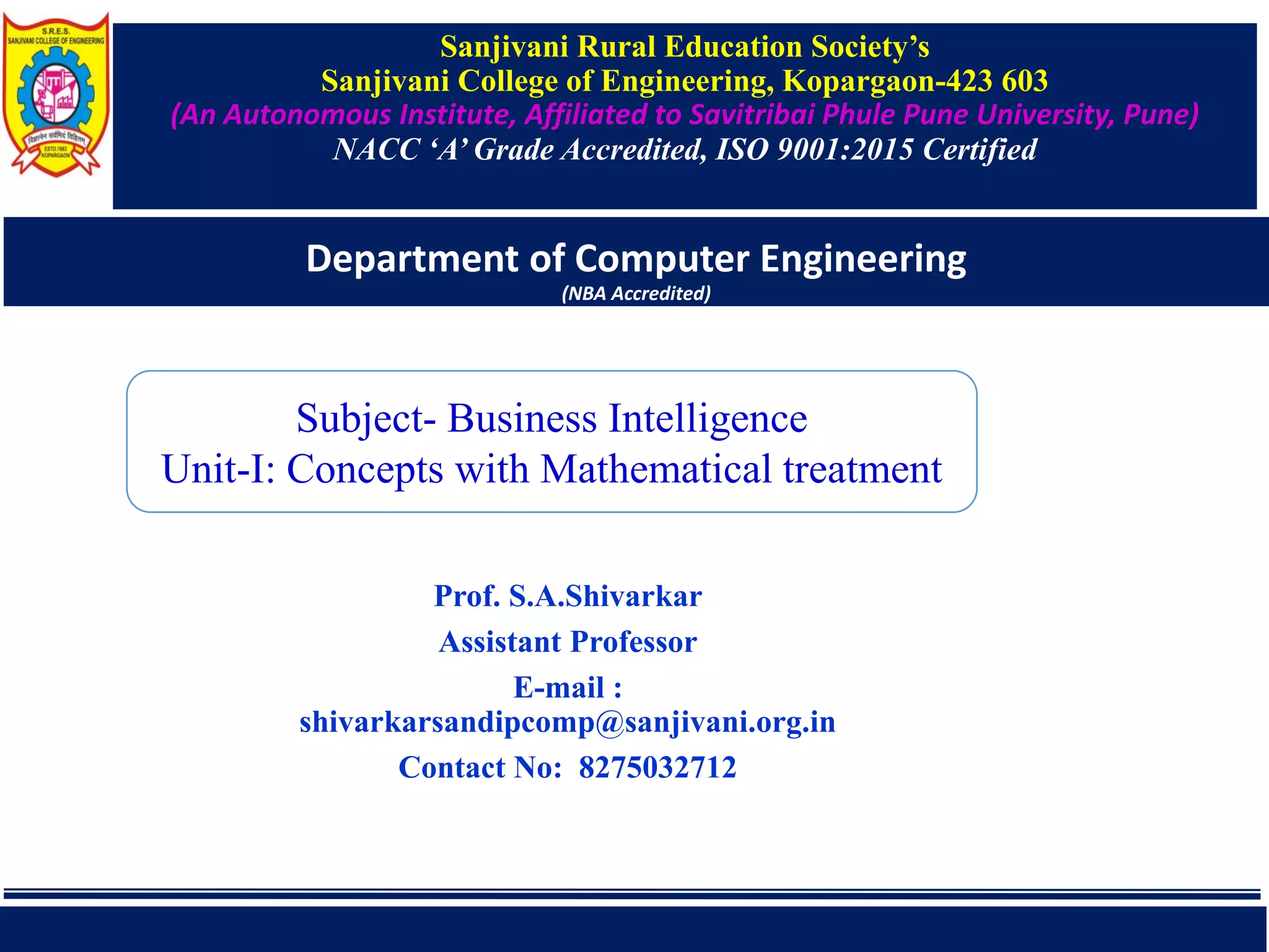 Unit I Role of Mathematical Model in BI and BI Cycle.pdf