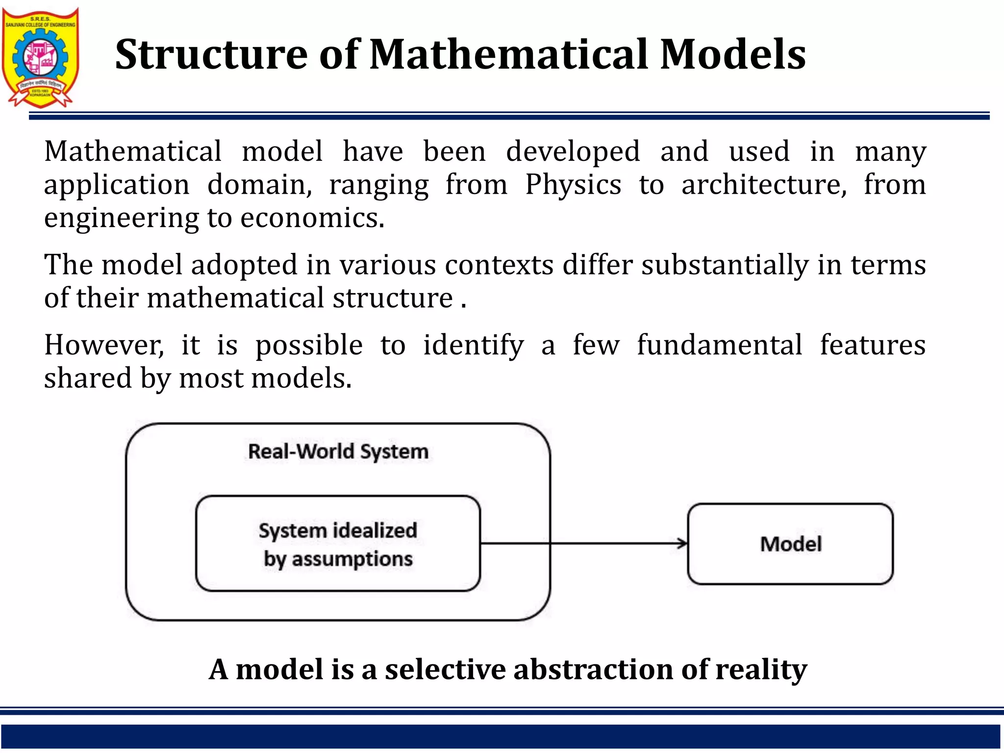 Unit I Role Of Mathematical Model In Bi And Bi Cycle Pdf Technology