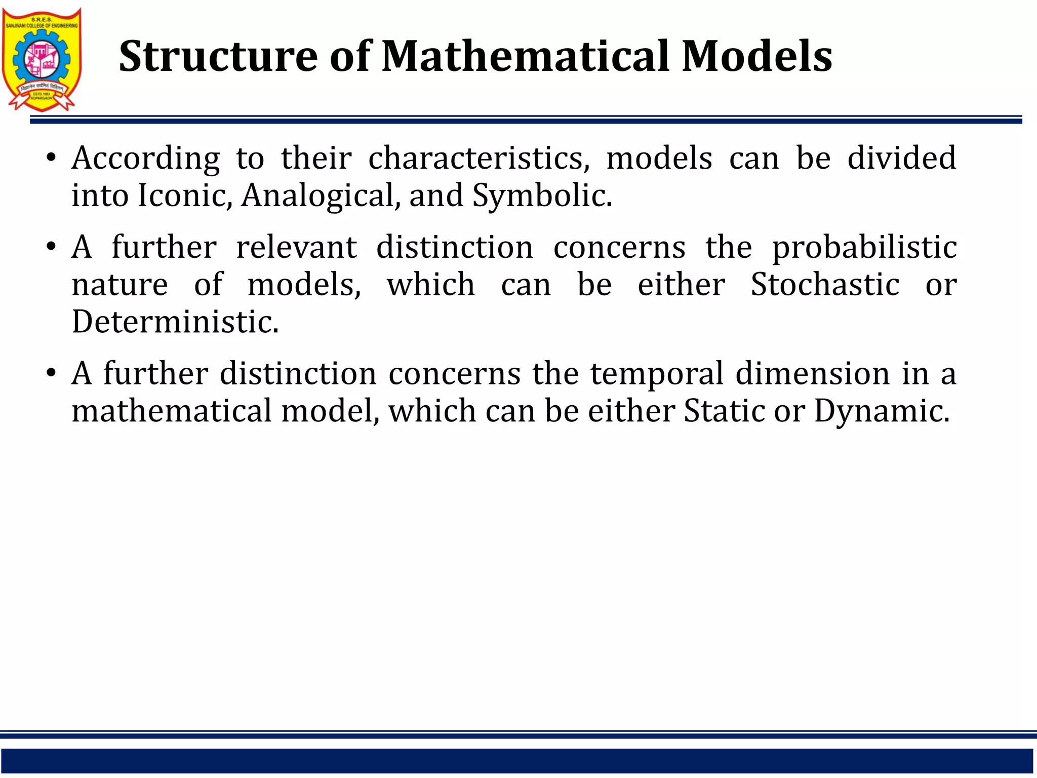 Unit I Role Of Mathematical Model In Bi And Bi Cycle Pdf Technology