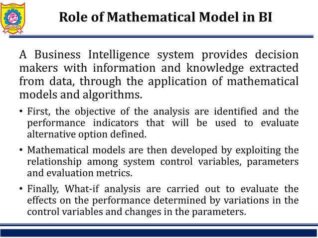Unit I Role Of Mathematical Model In Bi And Bi Cyclepdf Technology