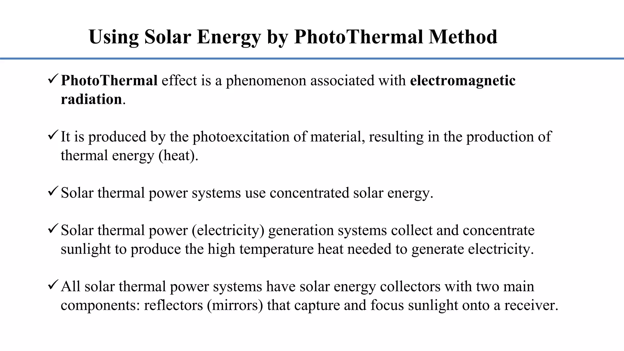 Solar Energy - Introduction | PPTX | Physics | Science