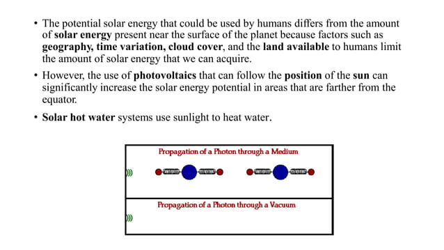 Solar Energy - Introduction | PPTX | Physics | Science