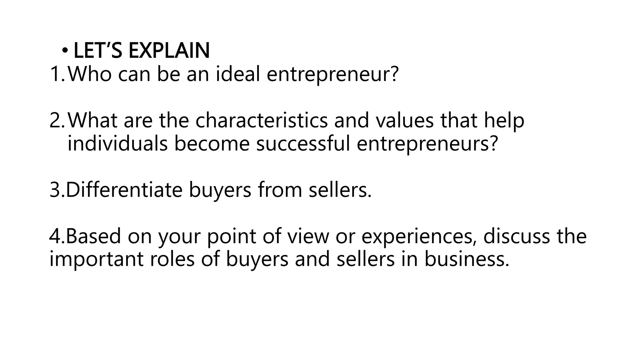 UNIT I THE IDEAL ENTREPRENEUR.pptx