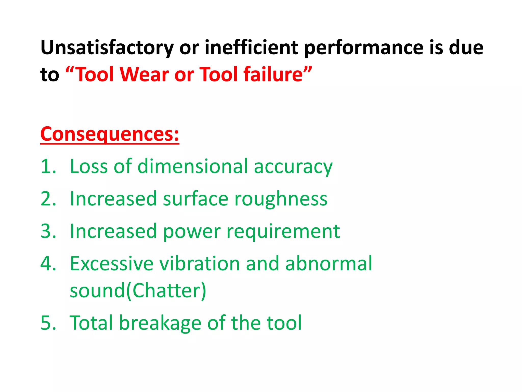 Tool wear and tool Life | PPTX