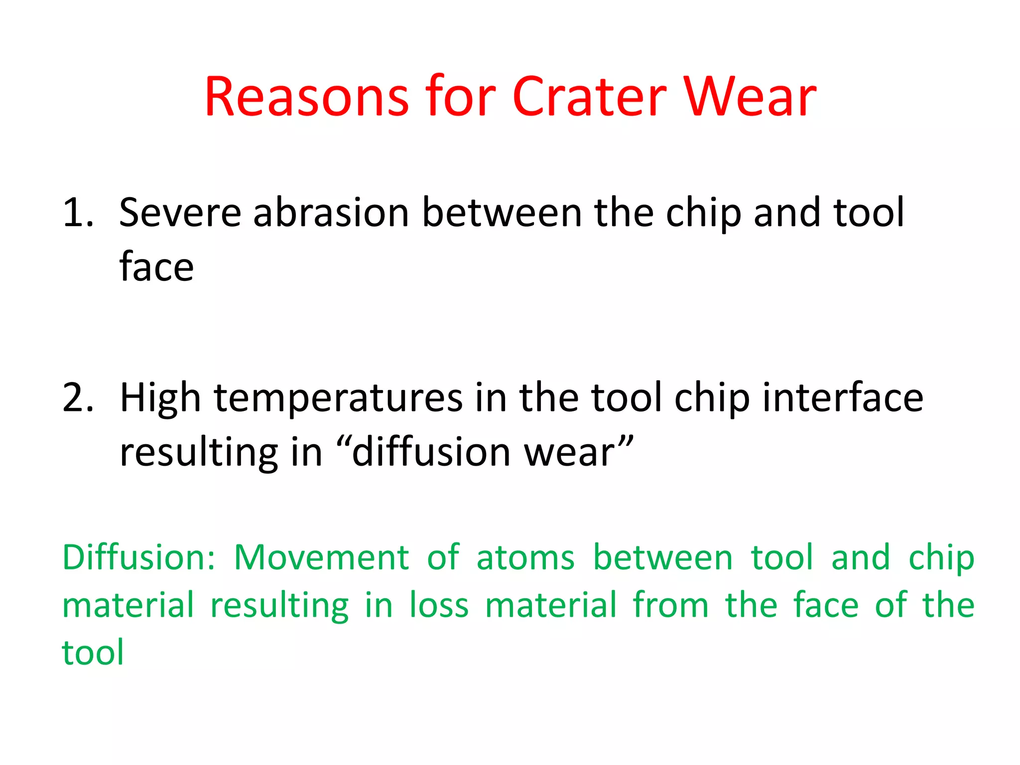 Tool wear and tool Life | PPTX