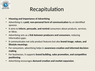 role of advertising and integrated marketing communication | PPTX