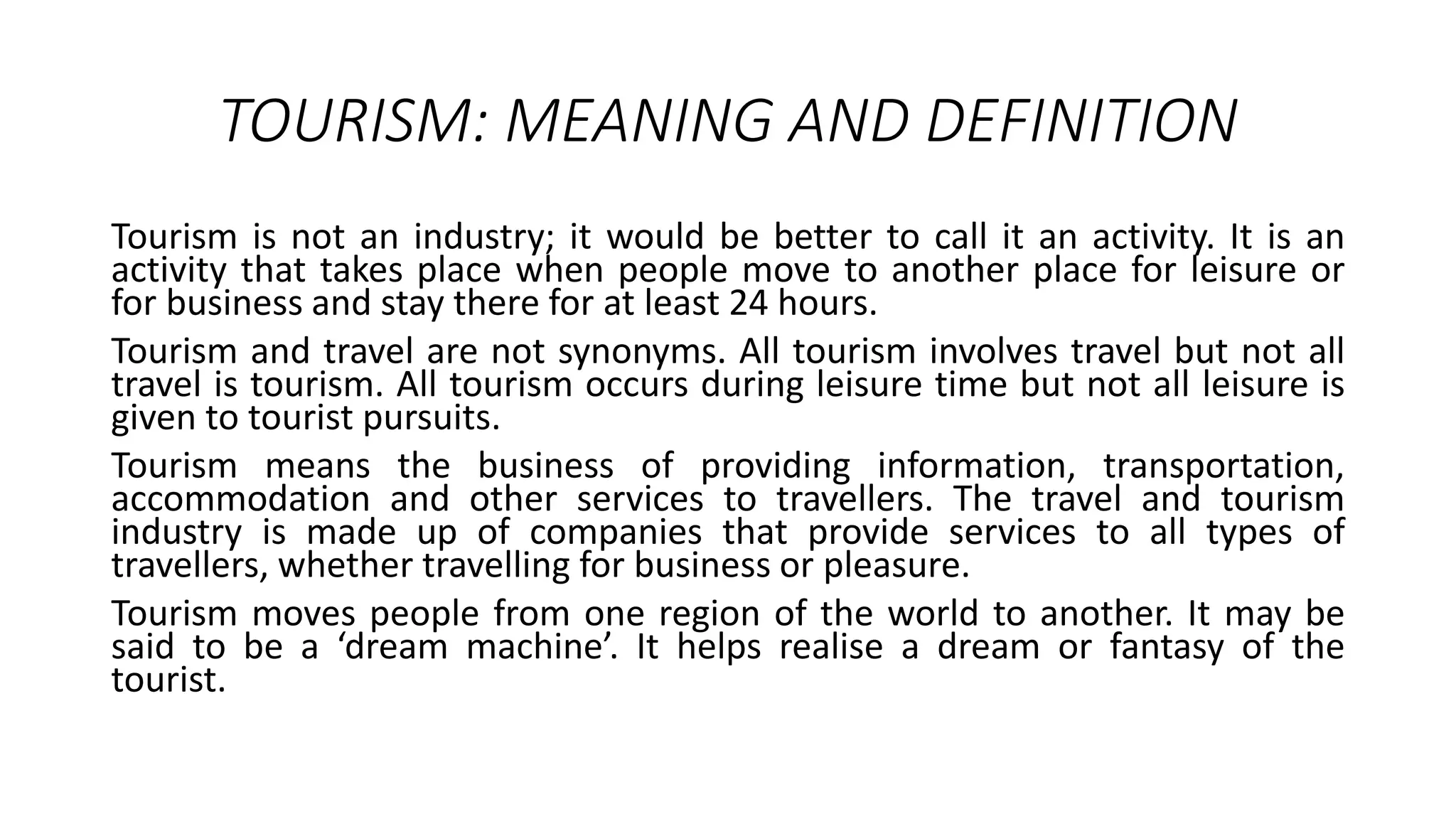 Unit I Tourism.pptx