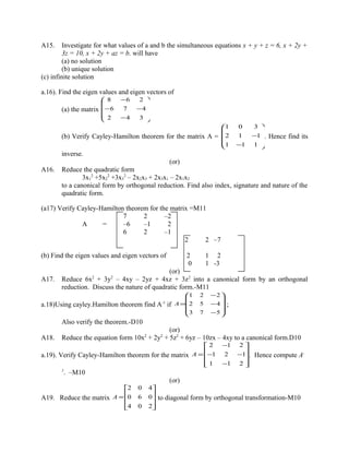 Unit i trigonometry satyabama univesity | DOC
