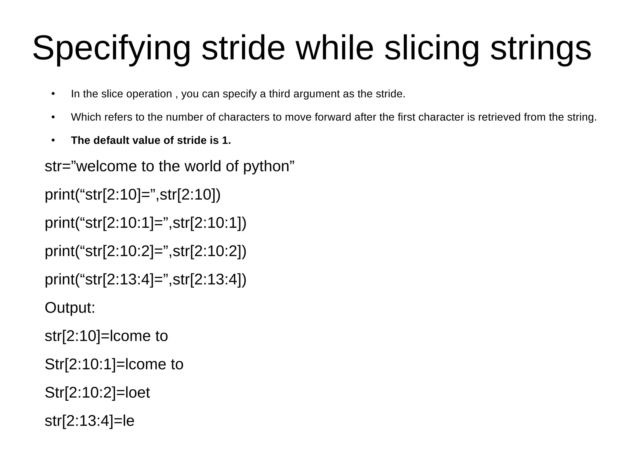 Strings In Python Ppt 4003