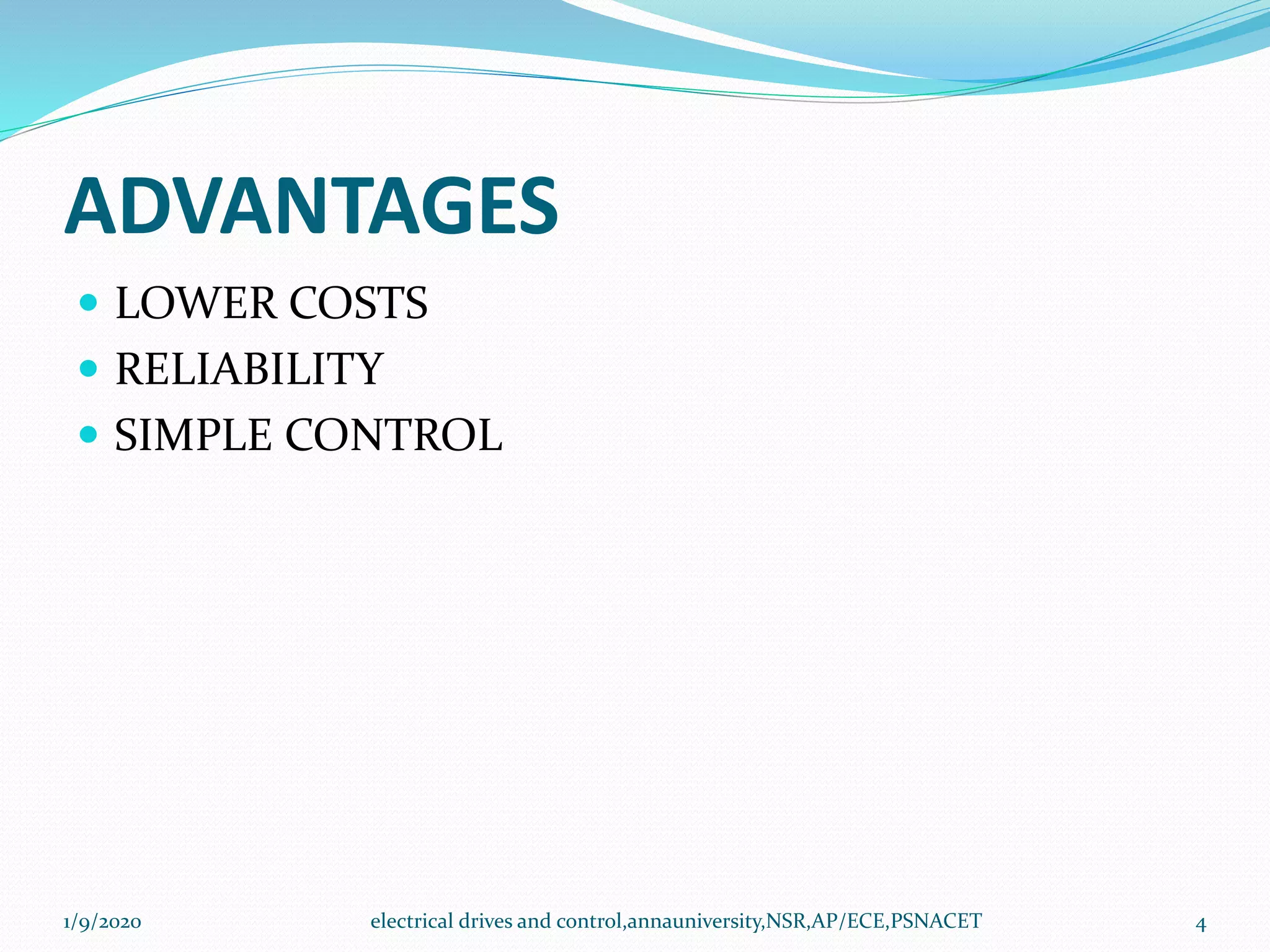 Unit iv conventional and solid state speed control of dc motors | PPT