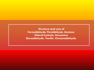 Unit iv Carbonyl Compounds | PPTX