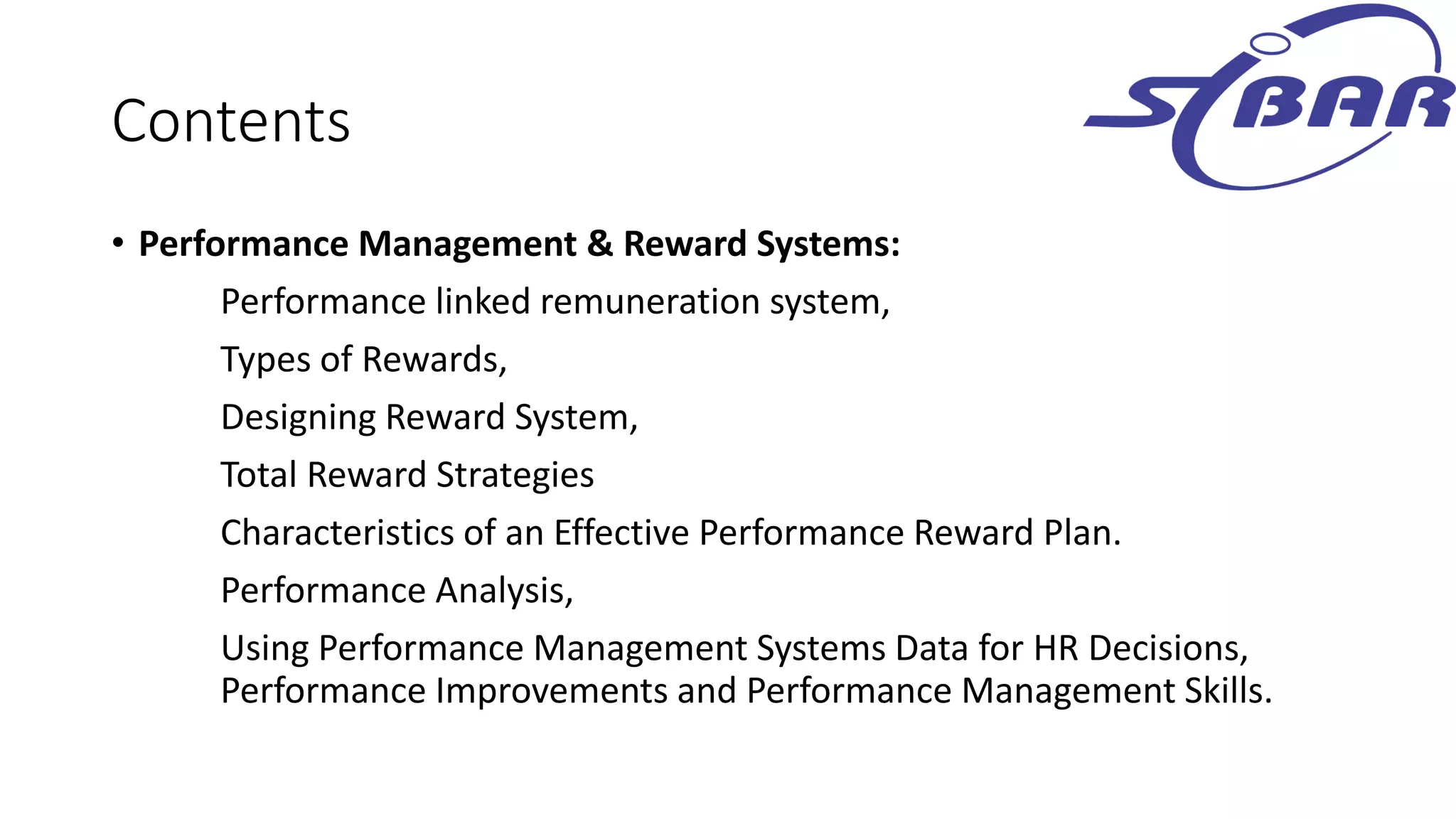 Performance Management & Reward Systems | PDF