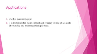 UNIT IV.pptx Principle of cosmetic evaluation. | PPTX