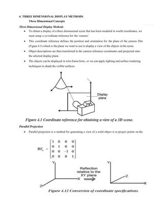 4. THREE DIMENSIONAL DISPLAY METHODS | PDF