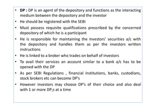 IV- Depository Services | PDF