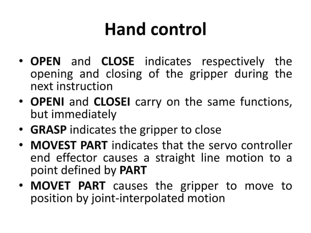 Unit IV.pptx Robot programming and Languages | PPTX