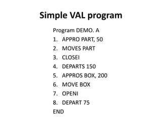 Unit IV.pptx Robot programming and Languages | PPTX