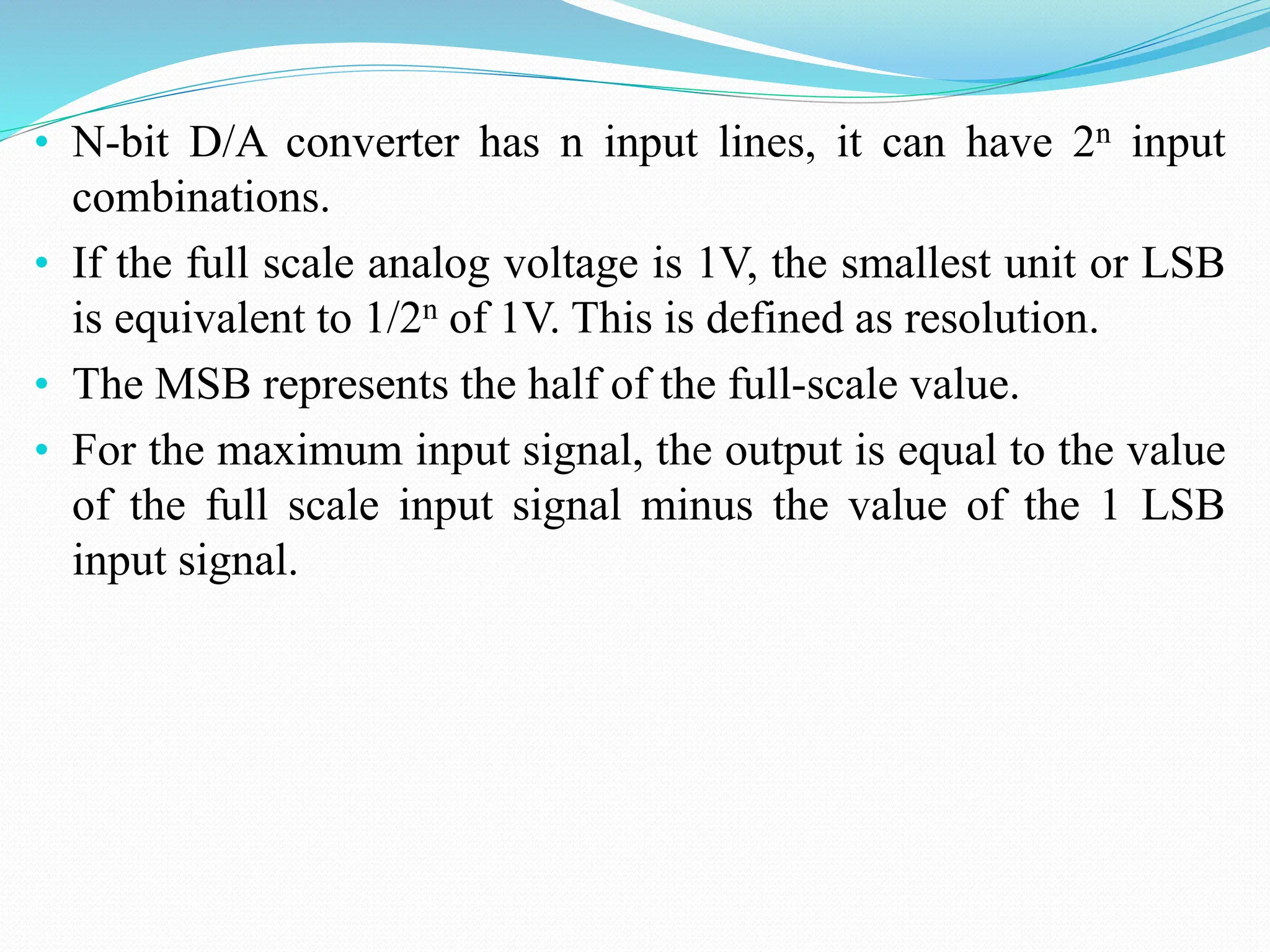 Analog to Digital and Digital to Analog Converter | PPTX