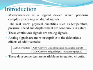 Analog to Digital and Digital to Analog Converter | PPTX