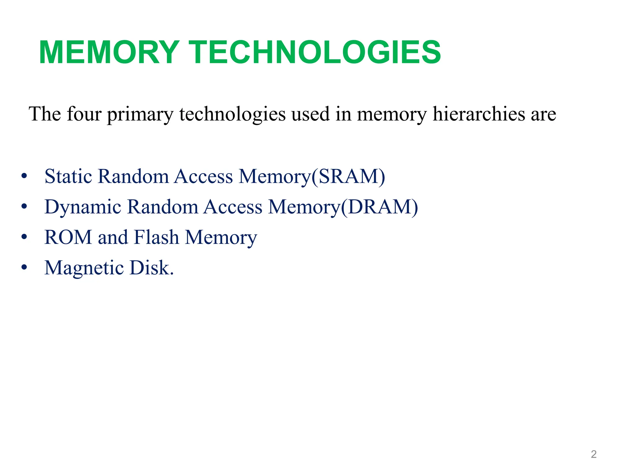 UNIT IV Computer architecture Analysis.pptx | Data Storage and ...