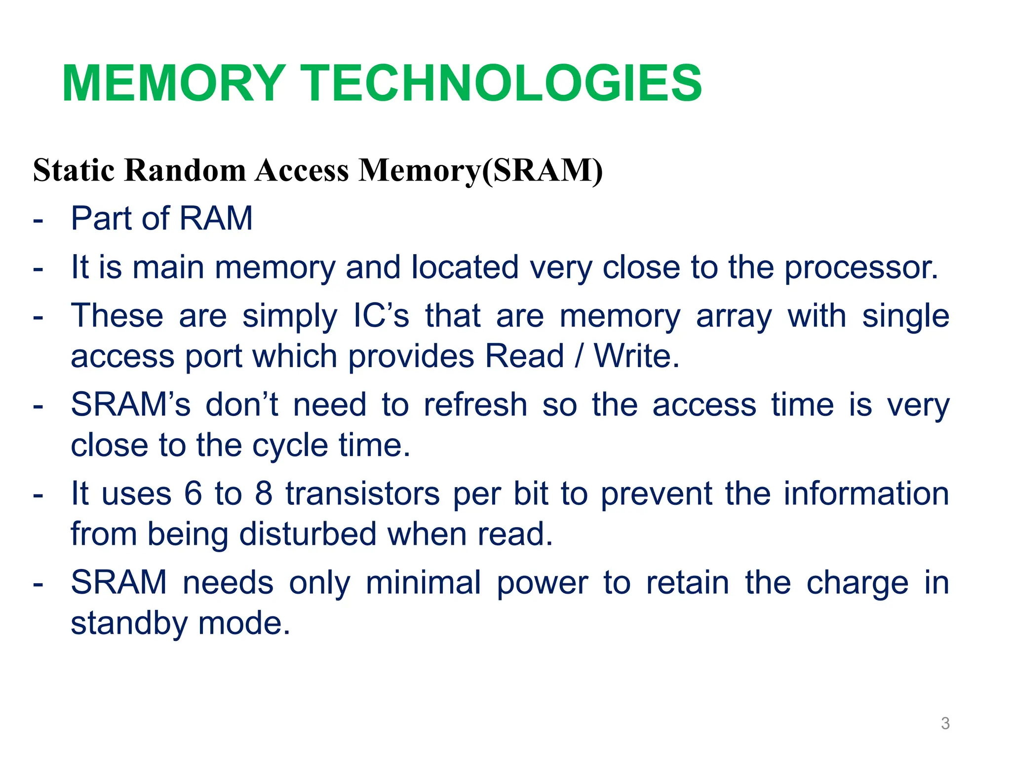 UNIT IV Computer architecture Analysis.pptx | Data Storage and ...