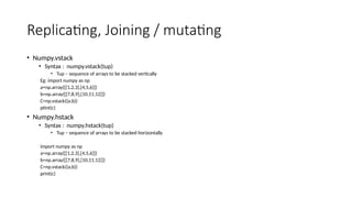 Unit IV in python libraries and data wrangling .pptx