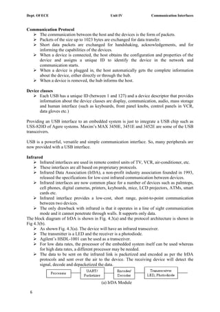 RS 232 Notes for Embedded systems and IOT | PDF