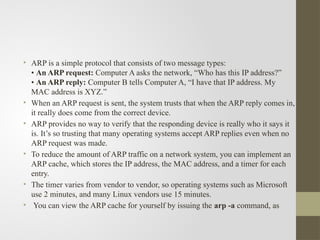 Slides on Security issues in TCP/IP Clear explanation | PPT