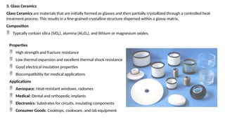 Ceramics and Composites Aerospace Materials | PPTX