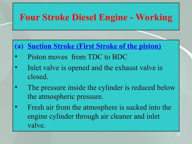 engine components and working of two & four stroke | PPT