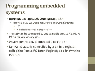 SYBSC IT SEM IV EMBEDDED SYSTEMS UNIT IV Designing Embedded System with 8051 microcontroller ...