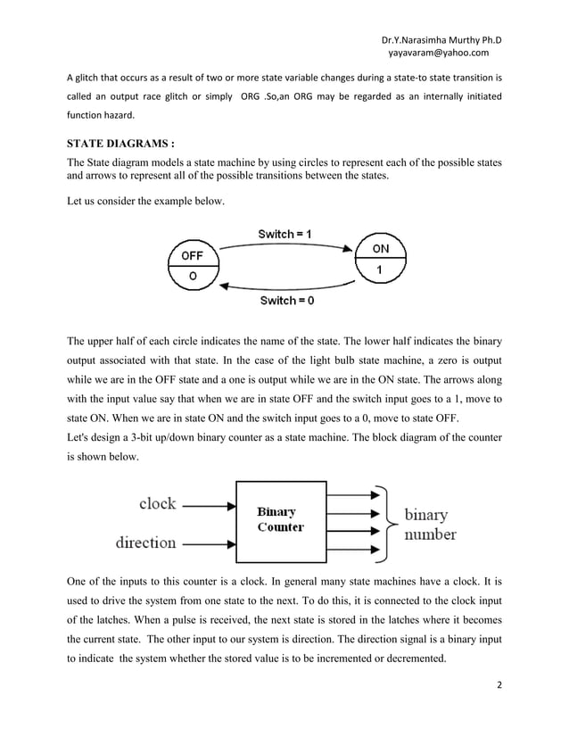 UNIT-IV .FINITE STATE MACHINES | DOCX