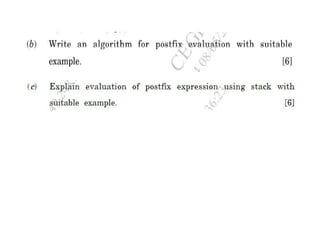 Unit IV-infix to postfix and eval.ppt dsa | PPT