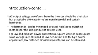 Unit iv inverters | PPT