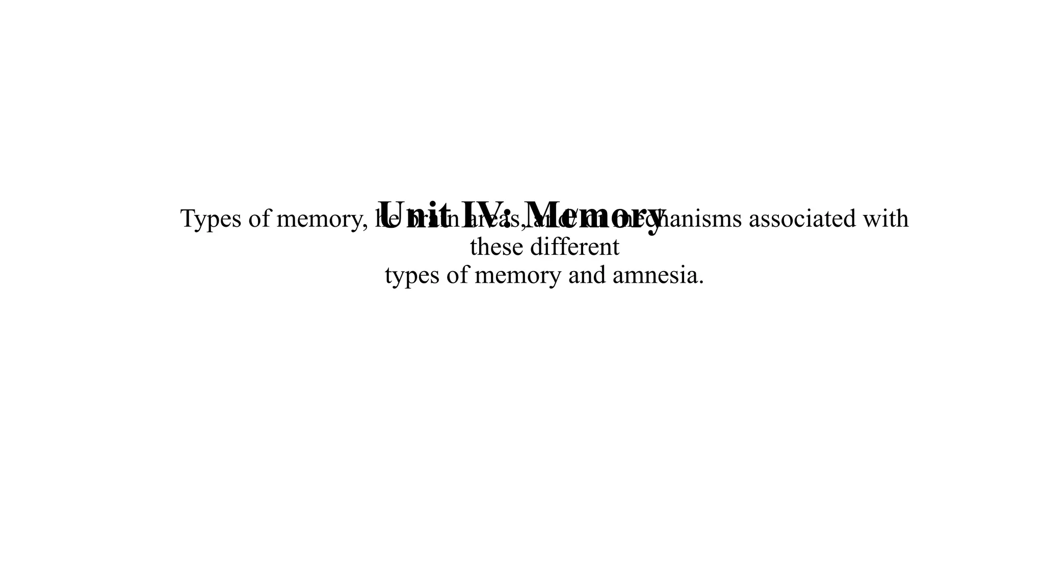 The presentation on Learning and Memory.pptx