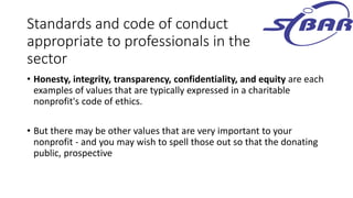 Unit iv managing non-profit organizations | PDF | Non-Profit ...