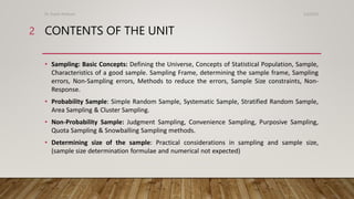 Unit IV- Sampling.pptx