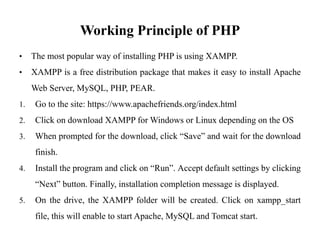 IT2255 Web Essentials - Unit IV Server-Side Processing and Scripting ...