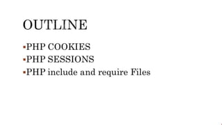 Session and cookies in php | PPT