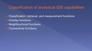 TYBSC IT PGIS Unit IV Spacial Data Analysis | PPT