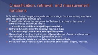 TYBSC IT PGIS Unit IV Spacial Data Analysis | PPT