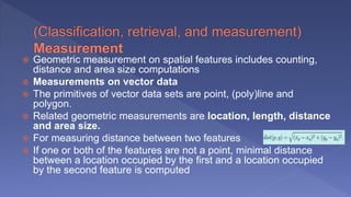 TYBSC IT PGIS Unit IV Spacial Data Analysis | PPT