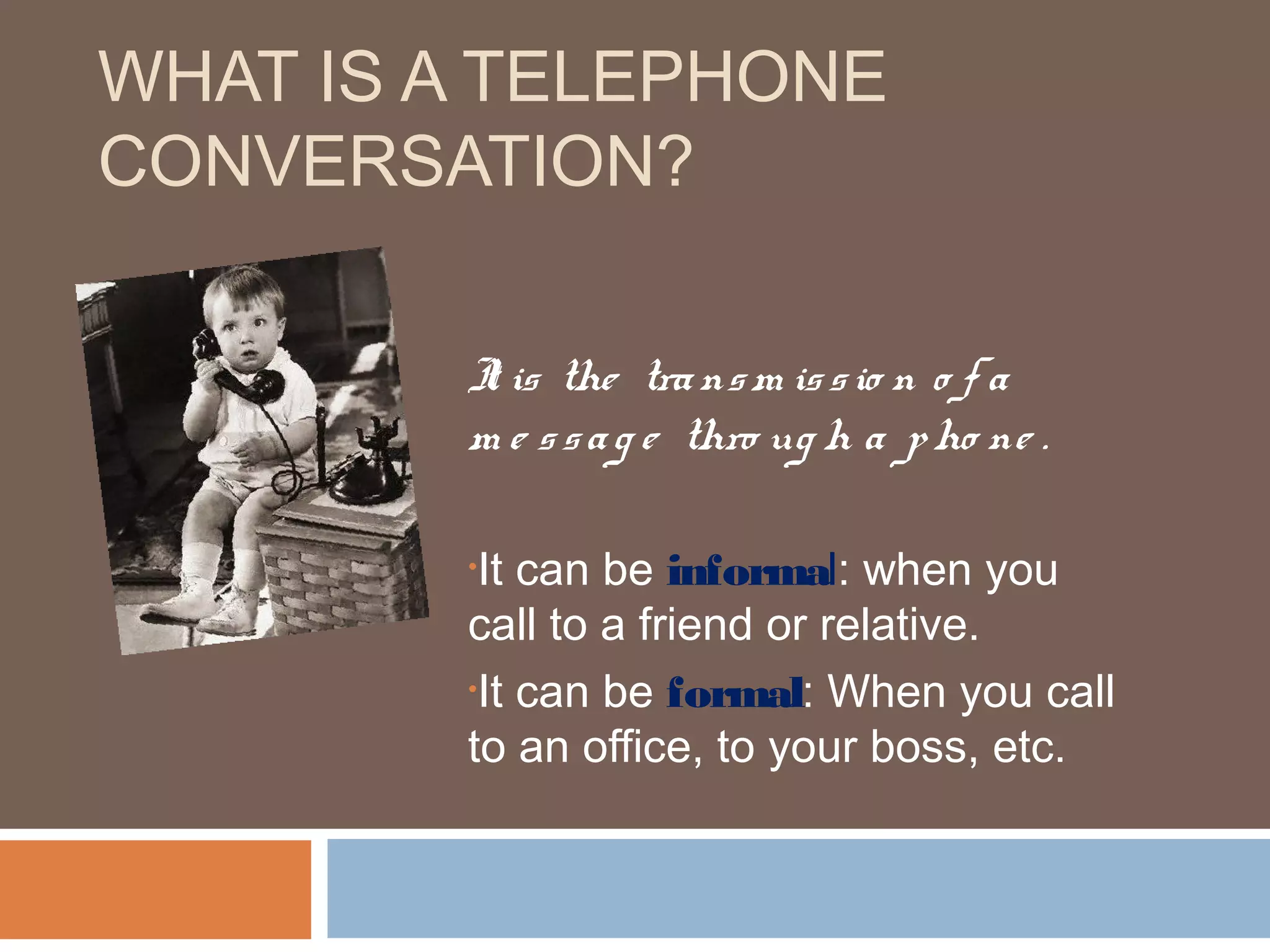 Unit iv telephone conversation | PPT | Talk Show | Genres