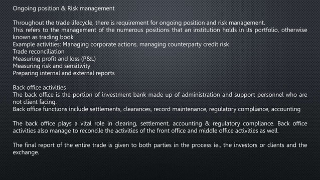 Investment Banking Operations - Trade life cycle.pptx