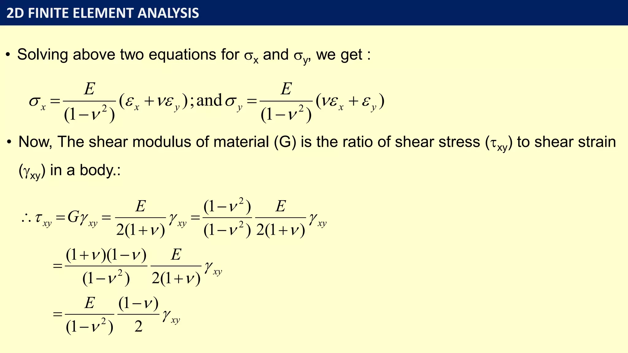2D Finite Element Analysis.pptx